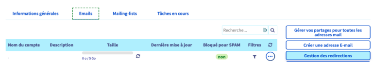 Gérer vos comptes et redirections mail chez OVH